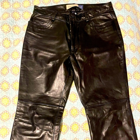 GAP | Pants & Jumpsuits | Vintage 996 Gap Leather Bootcut Pants | Poshmark
